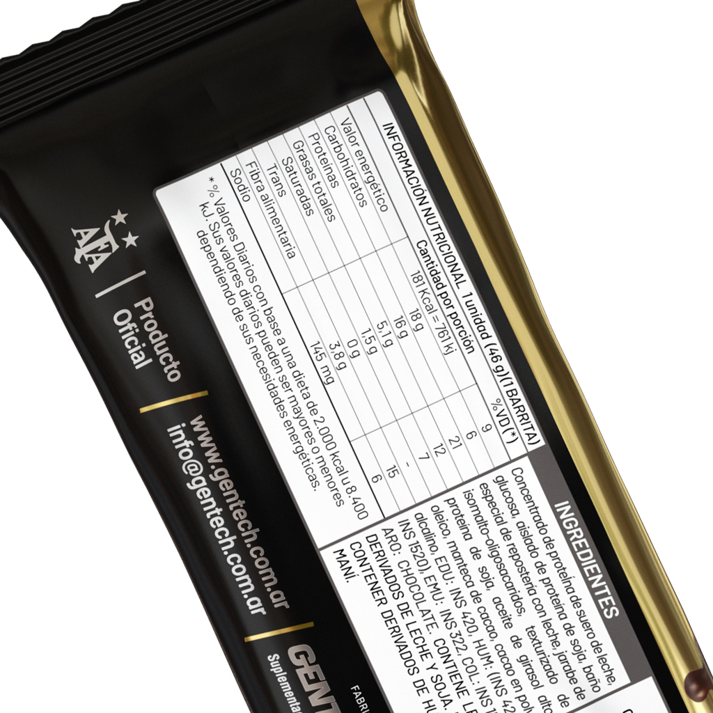 IRON BAR AFA - La Barra Proteica de Gentech